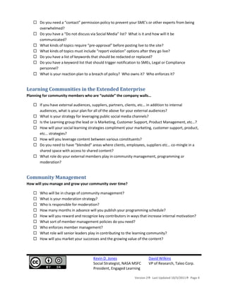 Social learning strategy checklist | DOCX