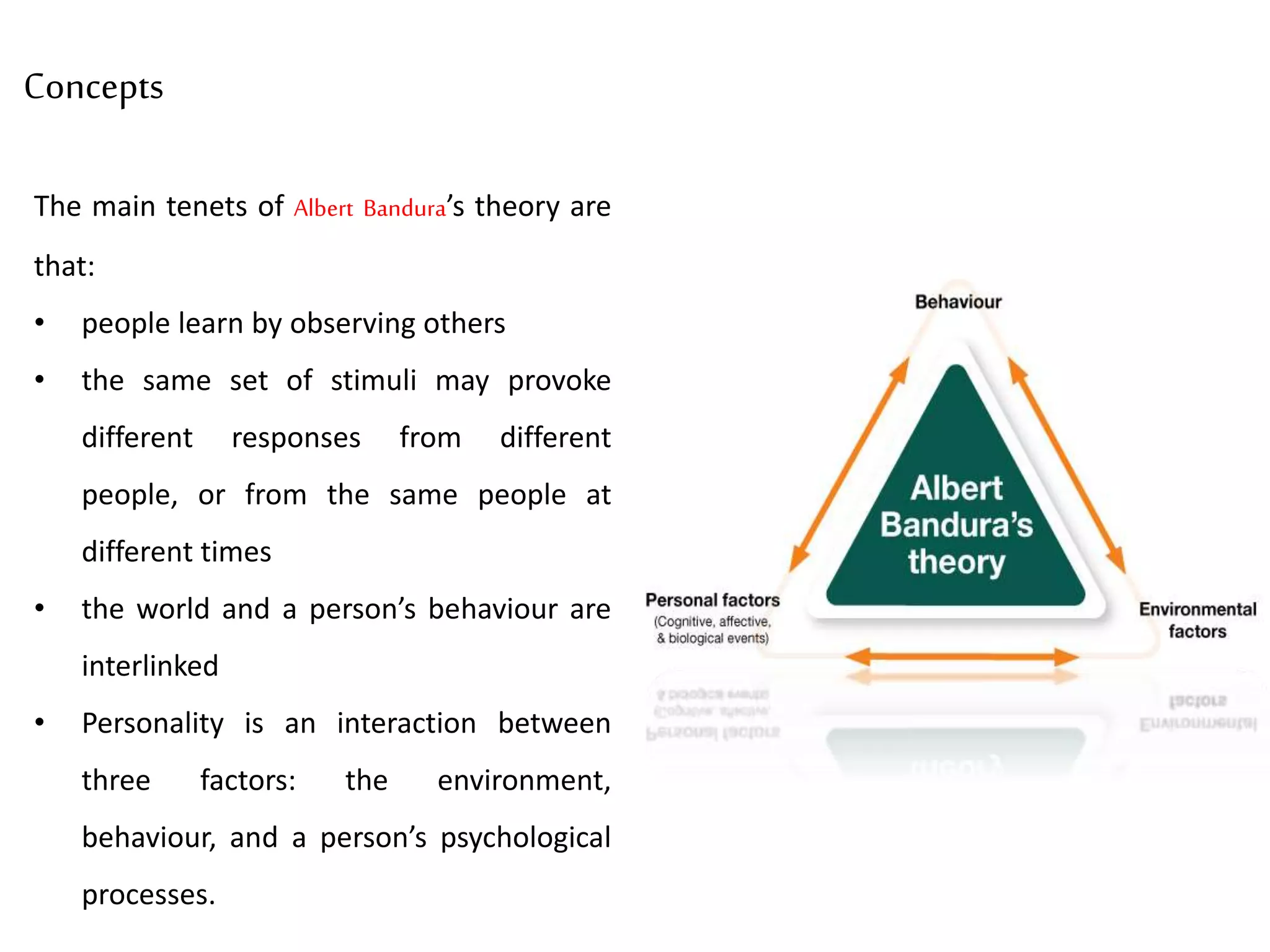 Social learning theories - Personalities theories | PPTX