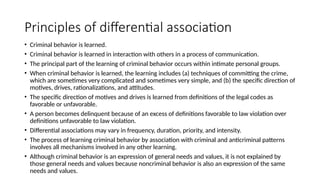 Social Learning Theories.ppt used in criminology | PPTX