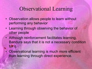 Social learning theory | PPTX