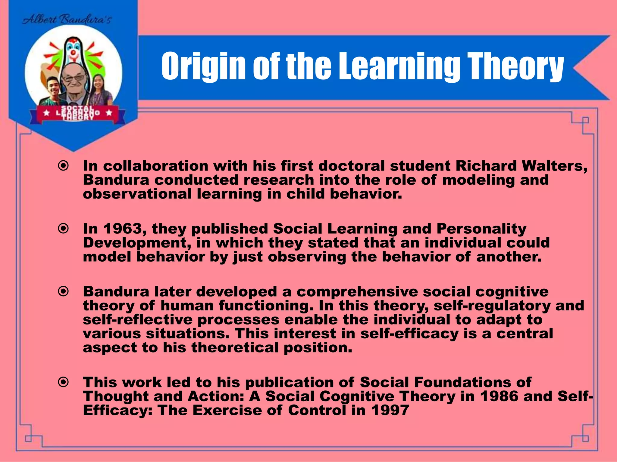 Social learning theory | PPTX