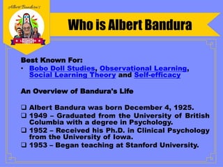 Social learning theory | PPTX