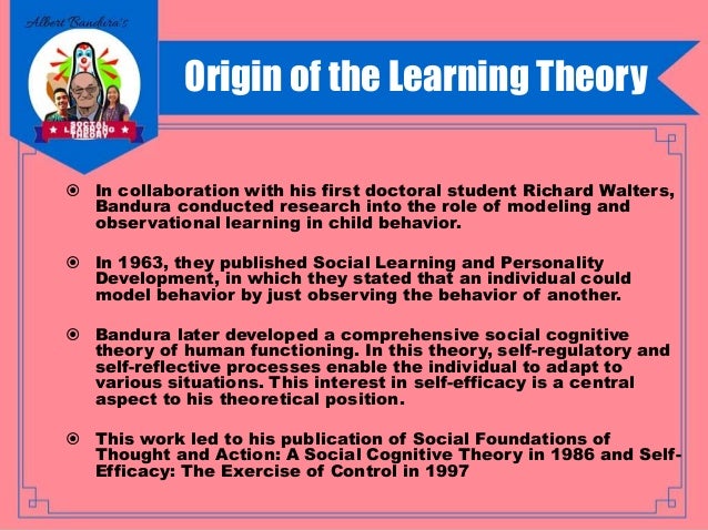 Social learning theory