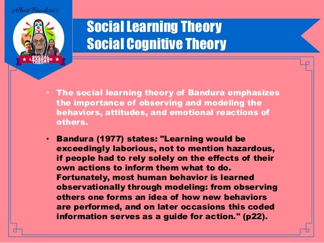 Social learning theory