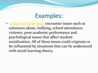 Social learning theory | PPTX