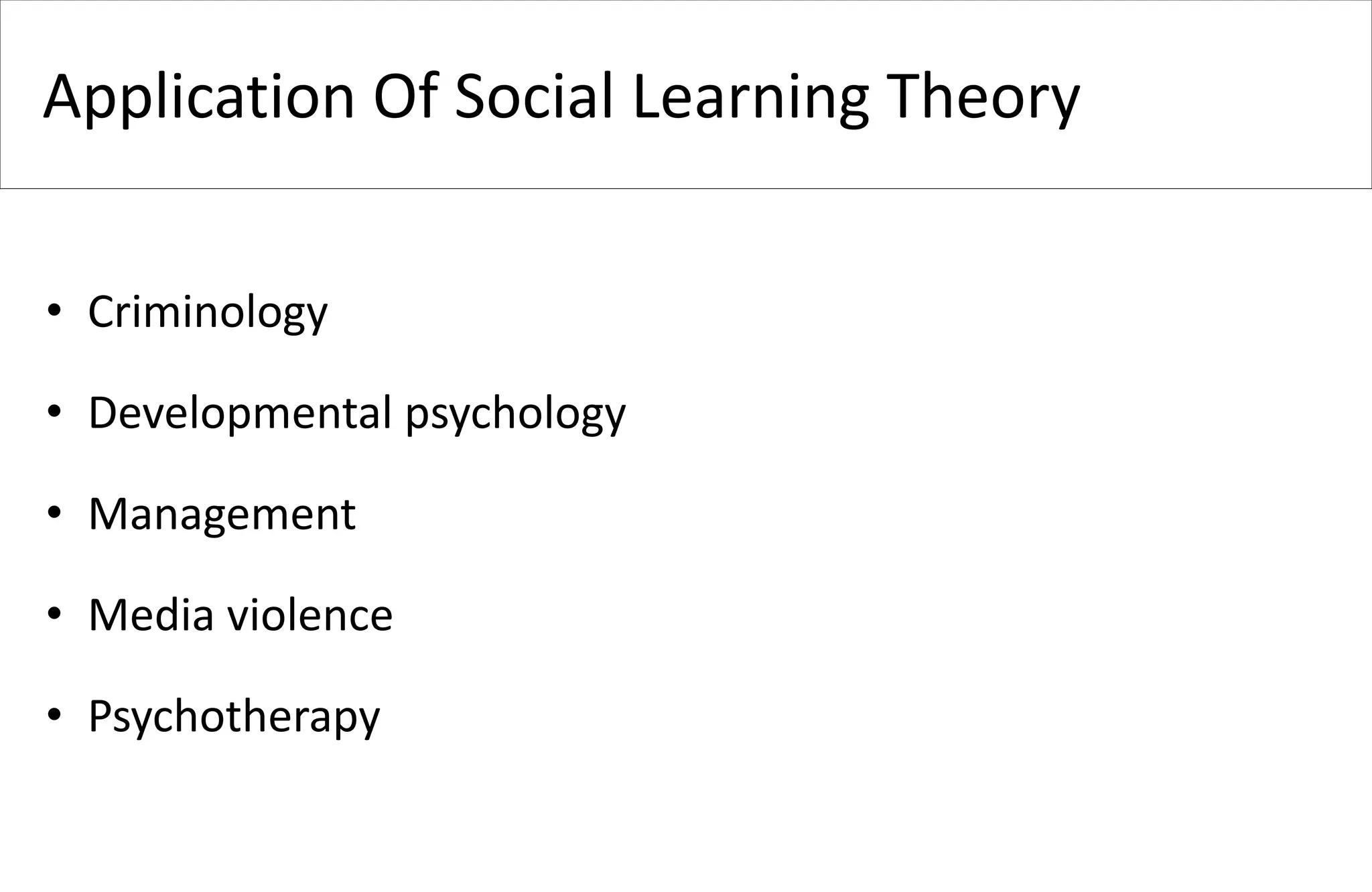 Social learning theory | PPT