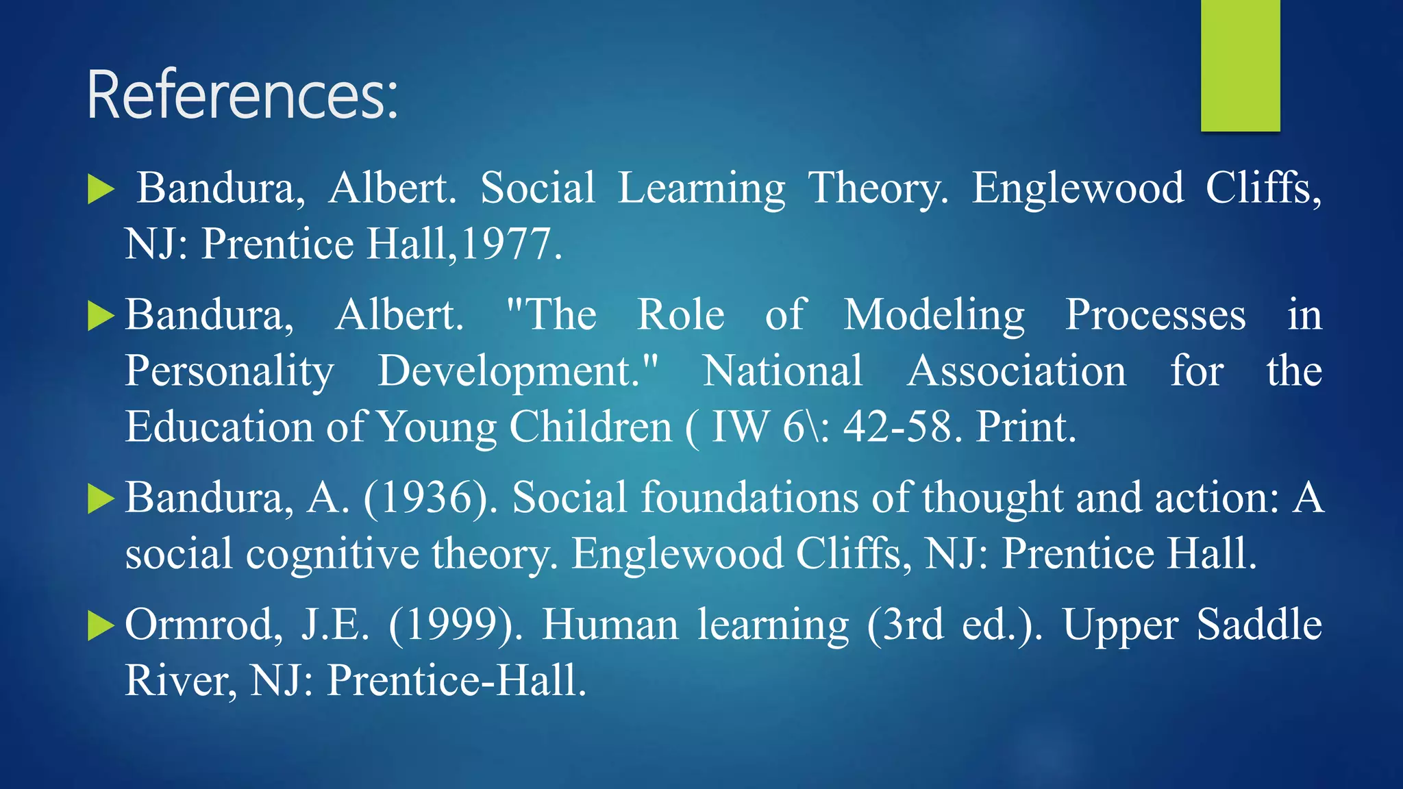 Social learning theory | PPT