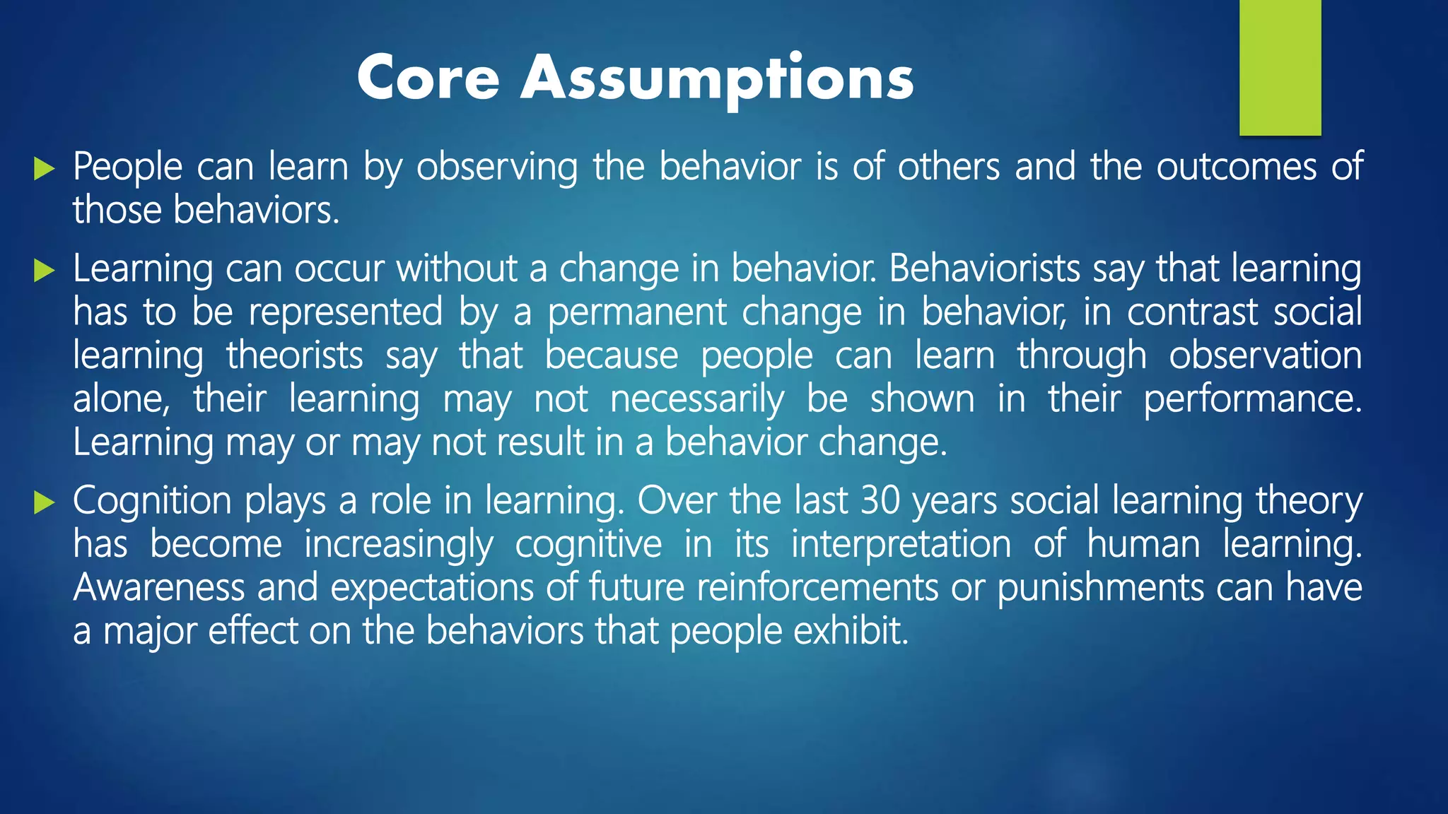 Social learning theory | PPTX