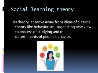 Social learning theory | PPTX
