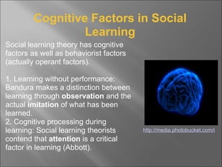 Social Learning Theory | PPT