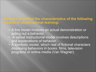 Social Learning Theory | PPT | Science
