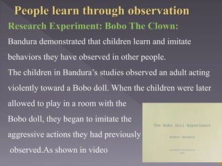 Social learning theory by albert bandura | PPTX