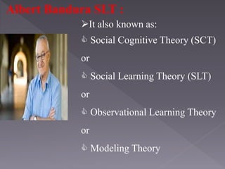 Social learning theory by albert bandura | PPTX