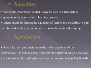 Social learning theory by albert bandura | PPTX