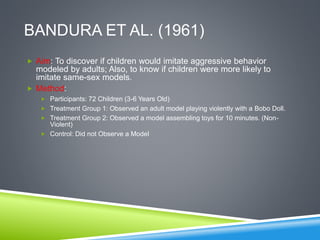 Social learning theory power point | PPTX