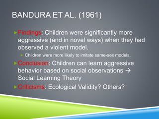 Social learning theory power point | PPTX | Model Toys | Hobbies ...