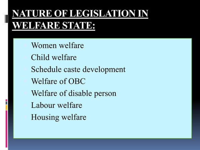 Social legislation | PPTX