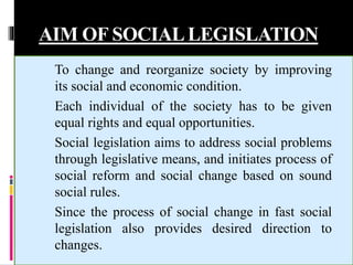 Social legislation | PPTX
