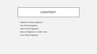 Social Legislation. Preventive Sociology Medicine | PDF