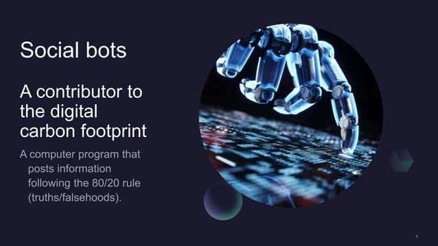 Social listening, bots and Digital Decarbonisation | PPT