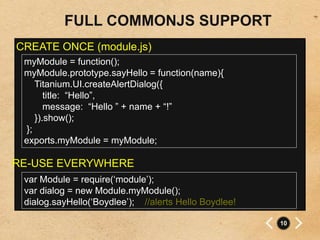 Appcelerator Titanium - An Introduction to the Titanium Ecosystem | PPTX