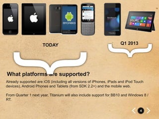 Appcelerator Titanium - An Introduction to the Titanium Ecosystem | PPTX