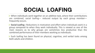 Social Loafing | PPT