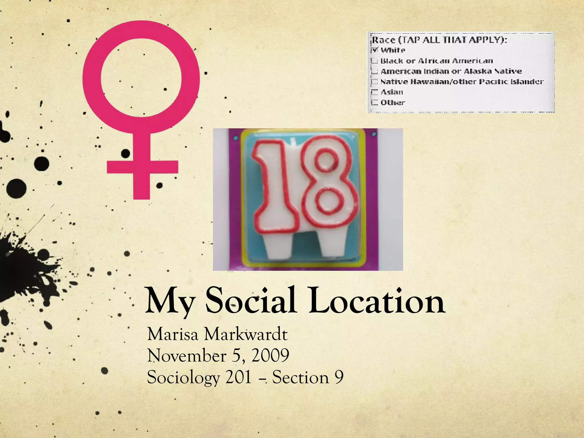 Social Location Project | PPT