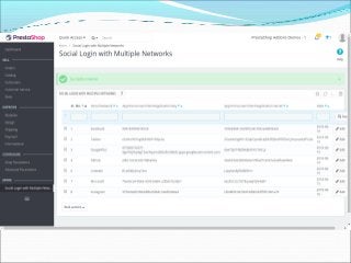 PrestaShop Social Login Sign In using Social Networks