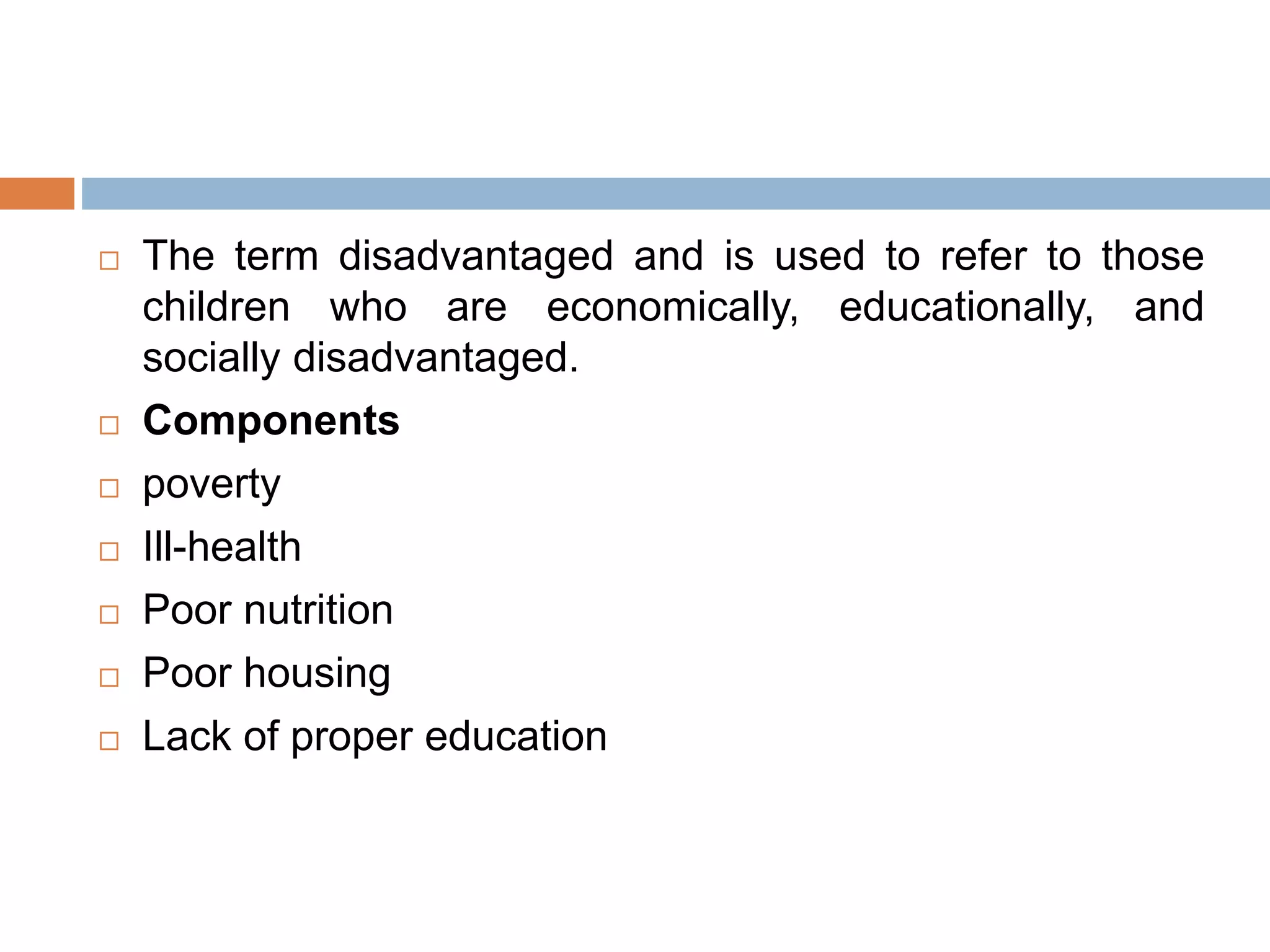 Socially disadvantaged in Indian Context | PPTX