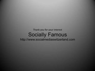 Socially Famous Social Media | PPTX