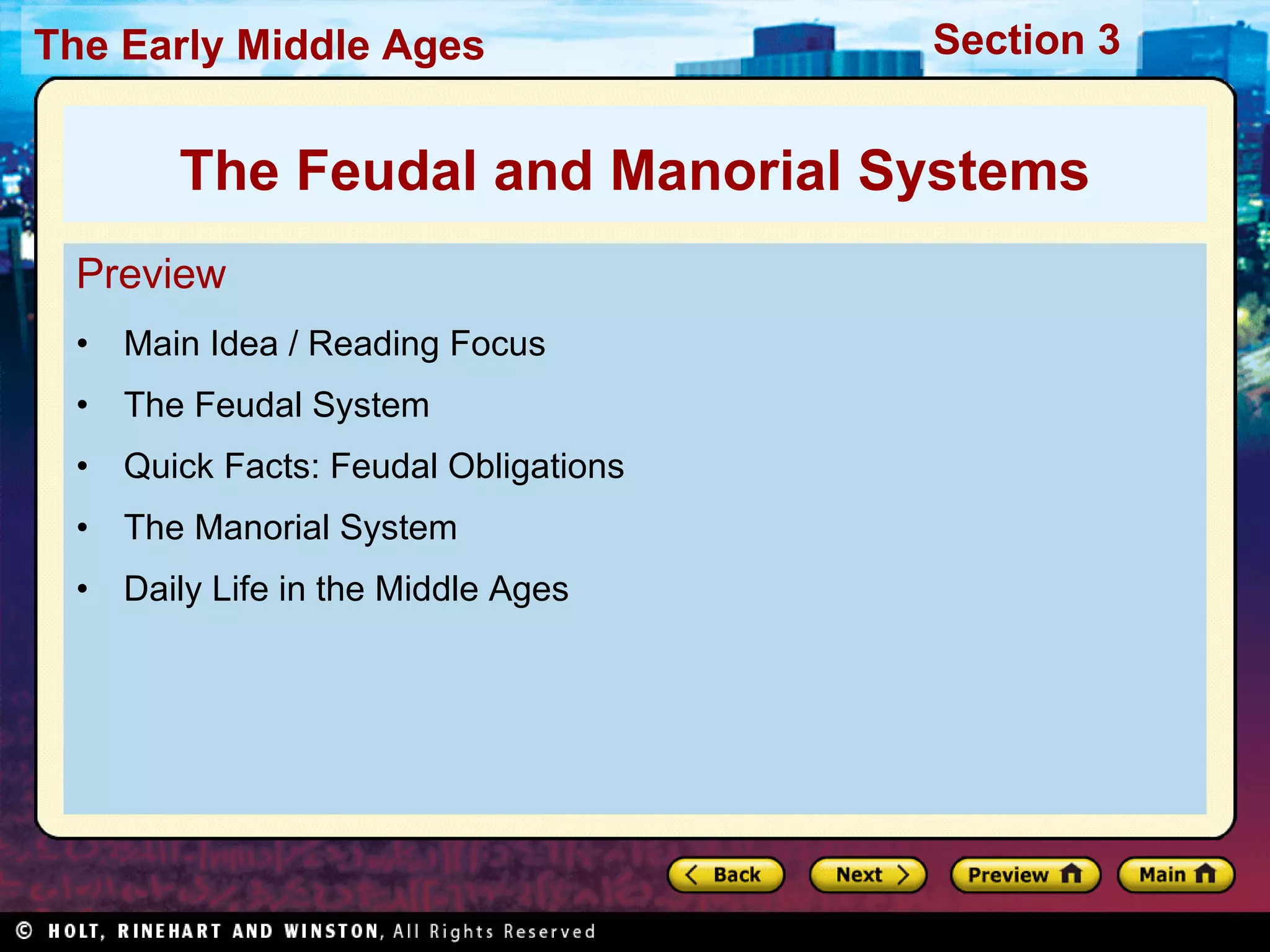 (Social) Manorial System | PPT