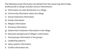 Social mapping of Villages in a community.pptx