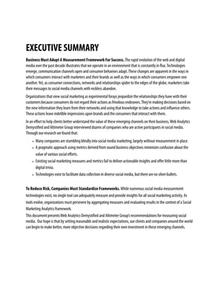 Social Marketing Analytics: A New Framework for Measuring Results in ...