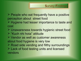 Social Cause - Street Food Hygiene... | PPT