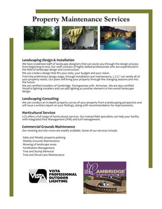 LCS Facility Group - Who We Are | PDF