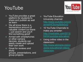 Social Media for Teaching and Learning | PPTX