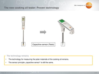 NEW Cooking Oil Tester testo 270 for Healthy Cooking Oil at all times | PPT