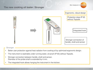 NEW Cooking Oil Tester testo 270 for Healthy Cooking Oil at all times | PDF