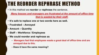 Summary Writing - Social media | PPTX