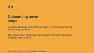 5 tips for user onboarding that converts | PPT