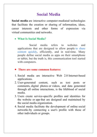Social media | PDF