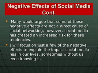 social media its advantages and disadvantages.ppt