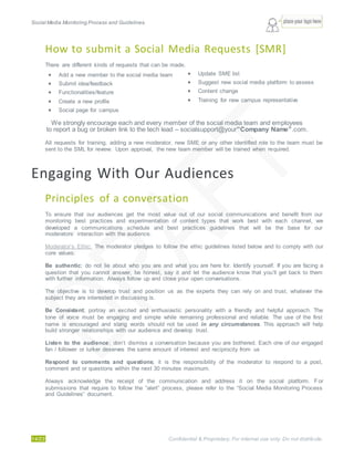 Social media guidelines-sample | PDF