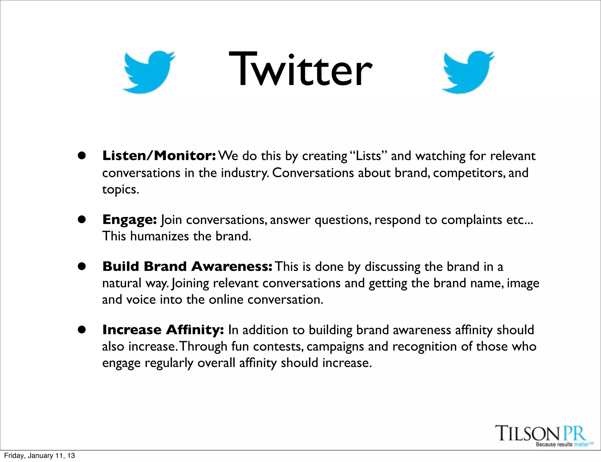 Social media 101 training #1 | PDF