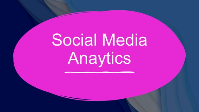 Social Media Analytics for Computer science students | PPTX