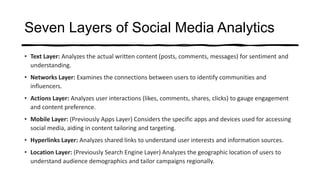 Social Media Analytics for Computer science students | PPTX