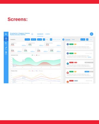 Social Media Analytics Dashboard [Client Case Study] | PDF
