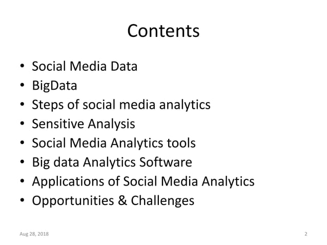 Social Media Data Analytics | PPTX | Social Networking | Internet