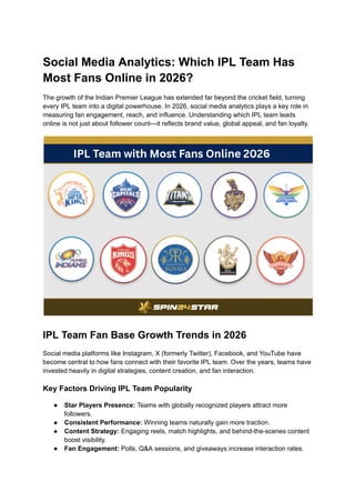 Social Media Analytics_ Which IPL Team Has Most Fans Online in 2026.pdf